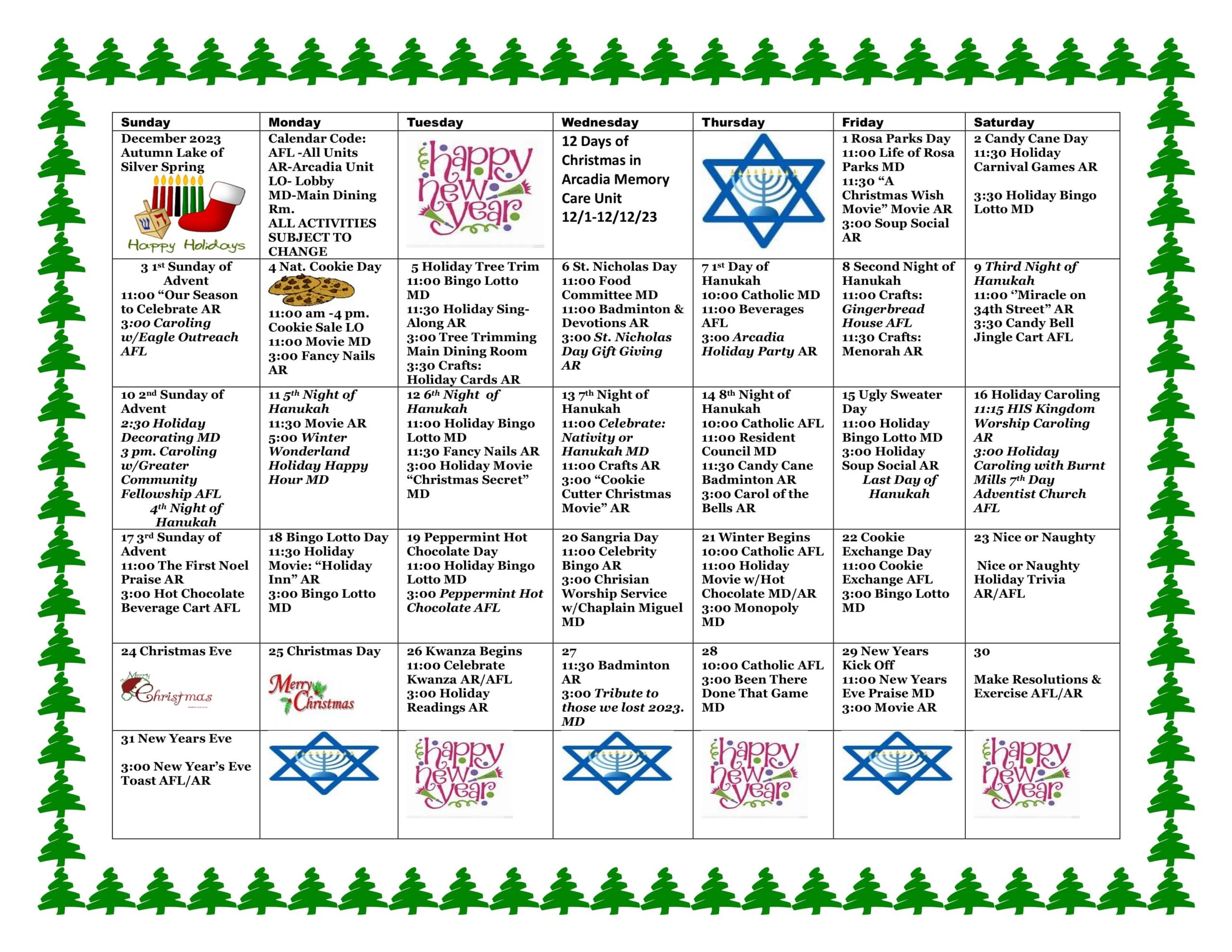 Happenings - Autumn Lake - Silver Spring